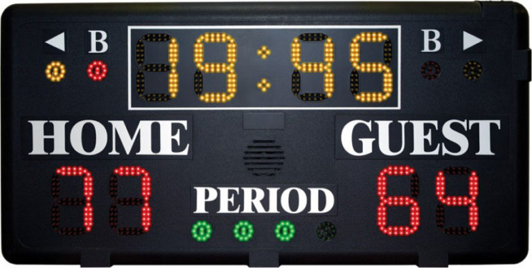 2207 Indoor Wall-Mount Scoreboard - Varsity Scoreboards