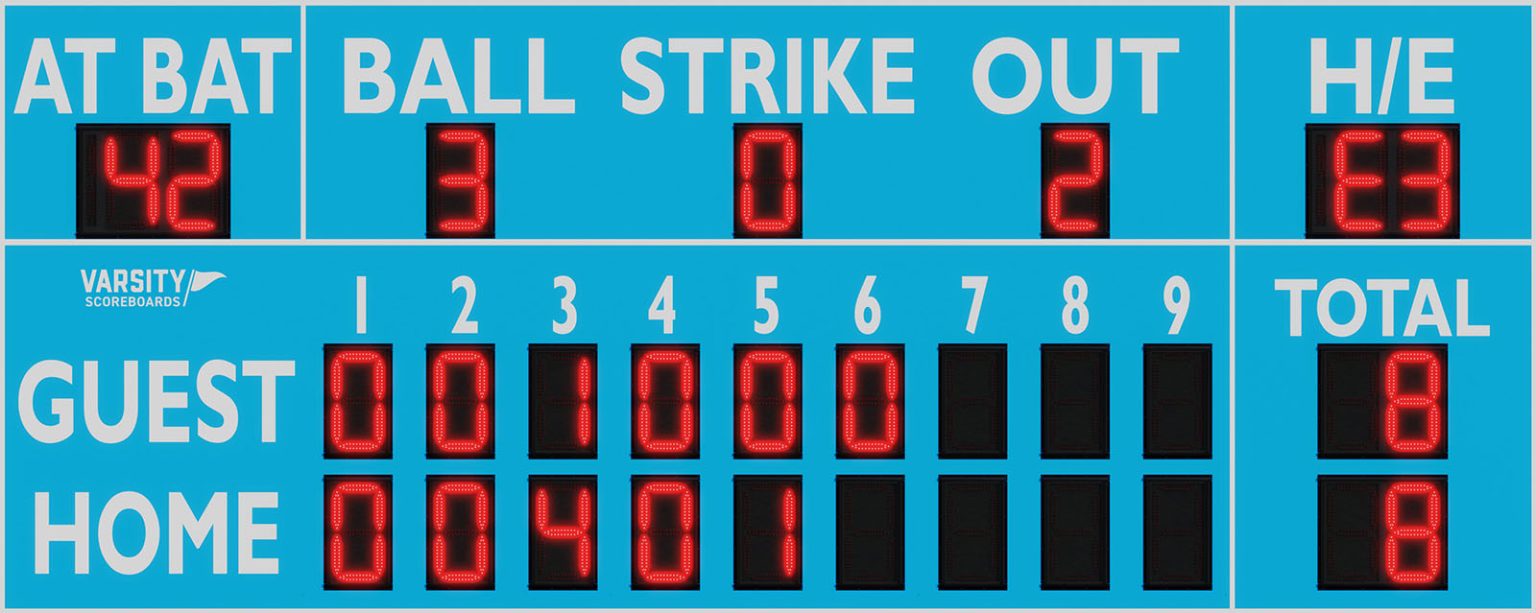 3358 Baseball/Softball Scoreboard - Varsity Scoreboards