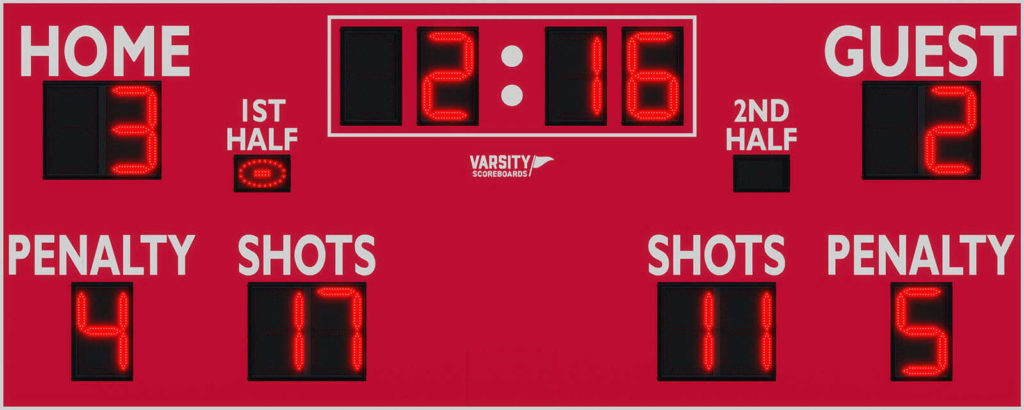 3420 Soccer Scoreboard - Varsity Scoreboards
